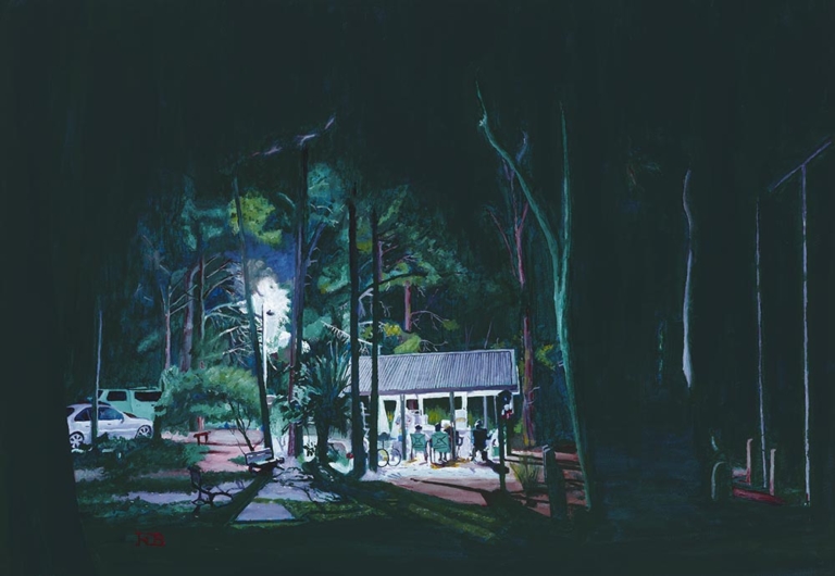Pat’s Park at Night – Rod Bailey – Australian Artist